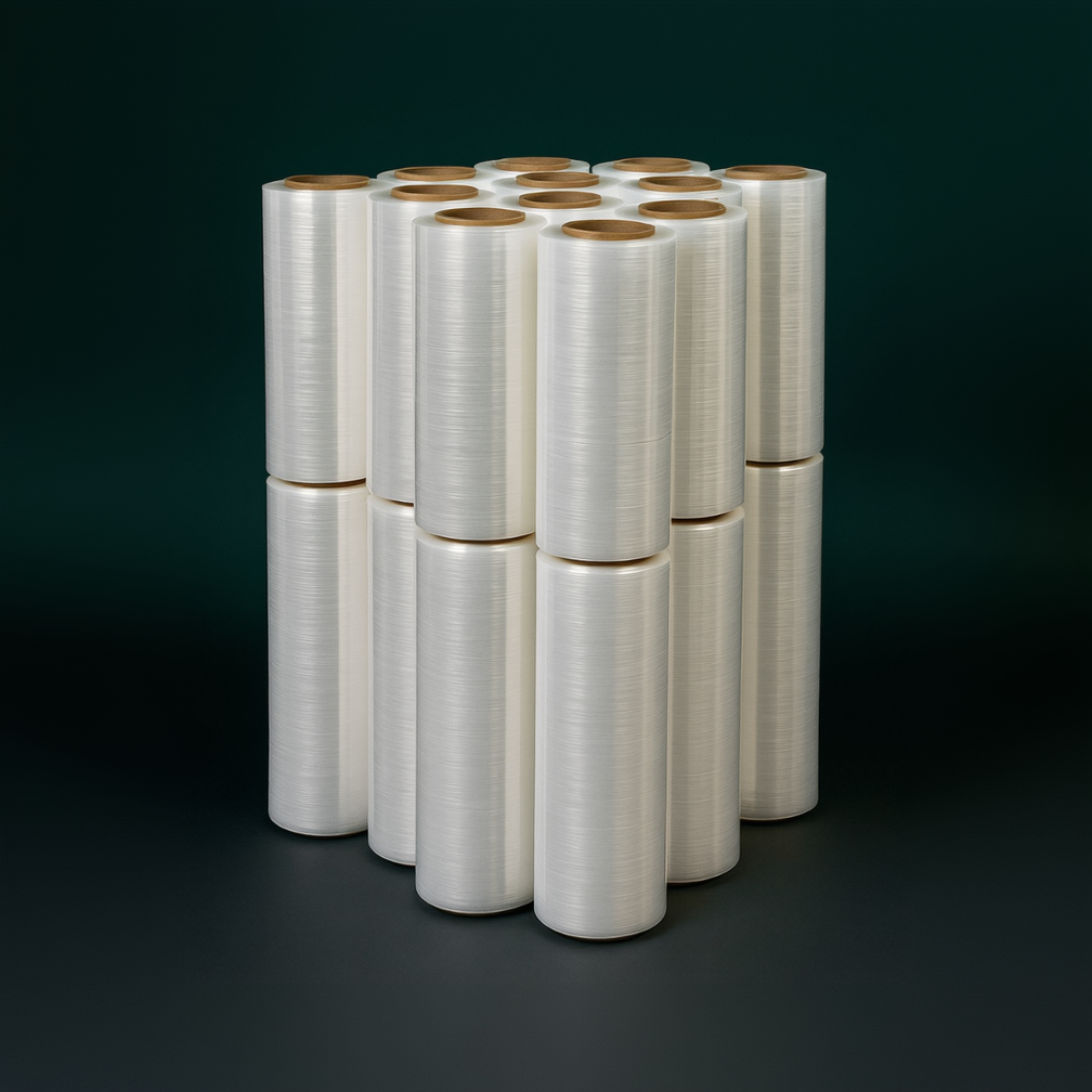 Bulk Pack 200 Rolls Hand Stretch Wrap 25um x 300m – Mcpack